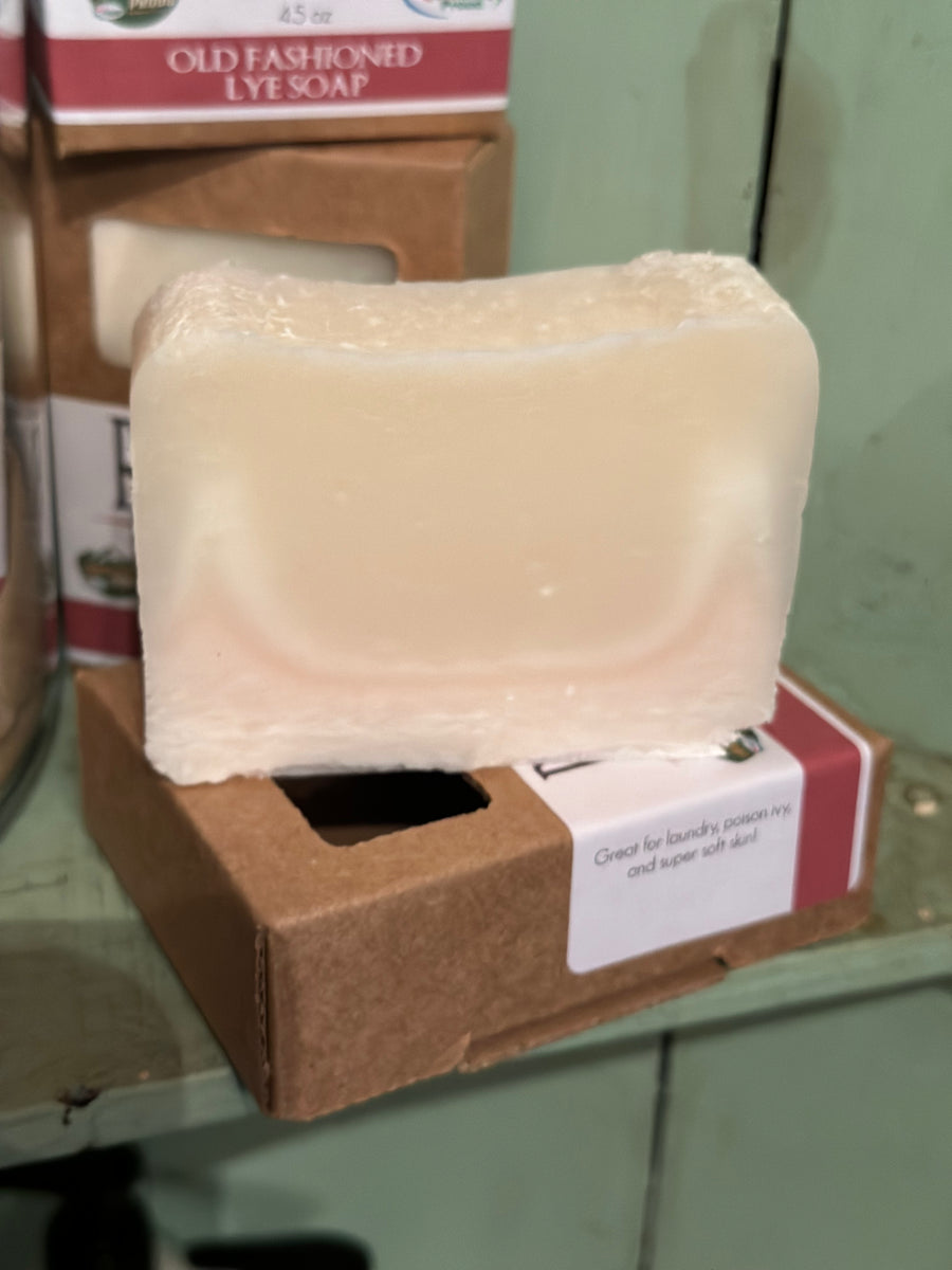 Old Fashioned Lye Soap Bar – Keepers of the Past